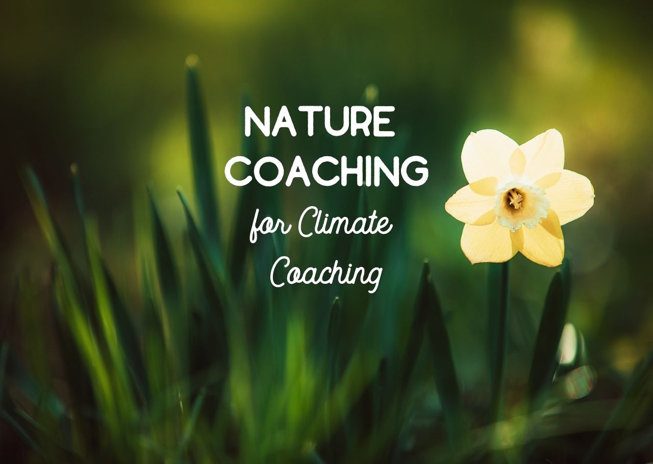 NATURE COACHING FOR CLIMATE COACHING - Nature Coaching Academy